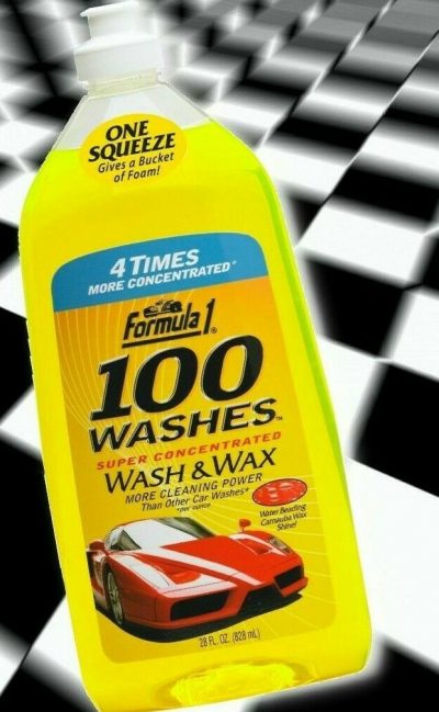Formula 1 Super Concentrated 100 Washes Carnauba Car Wash & Wax 828ml ...